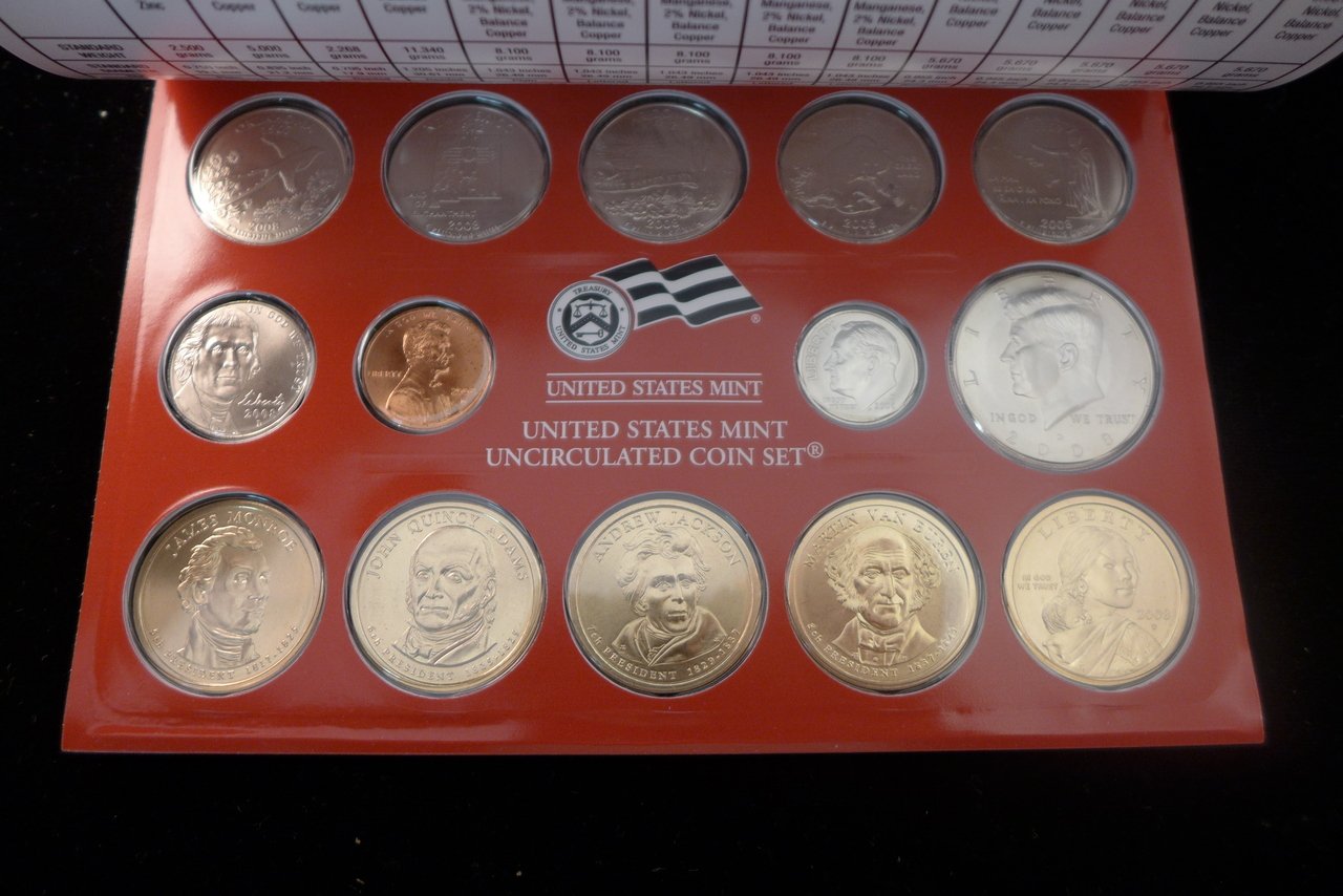 2008 Mint Set P and D Mint Uncirculated 28 Coins Set at Amazon's ...