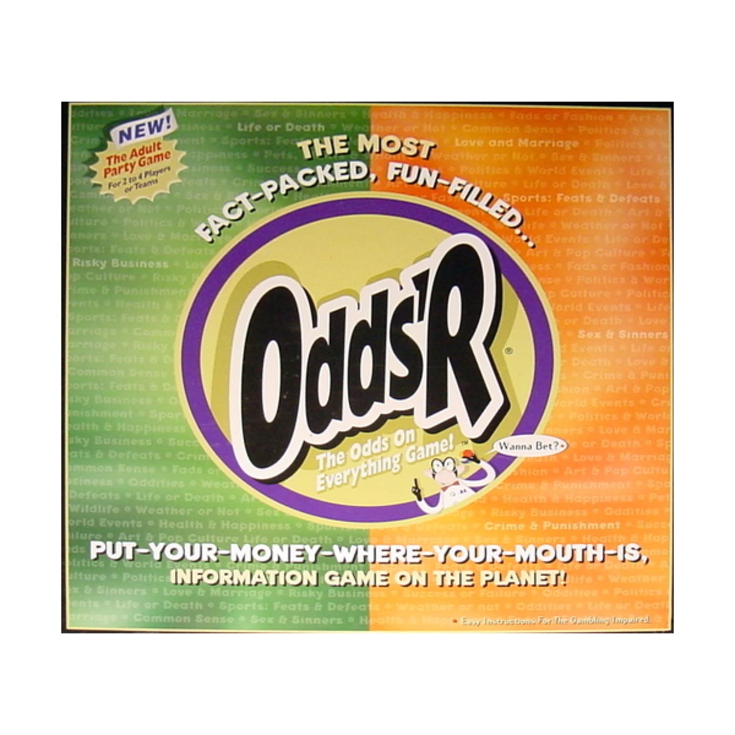 Odds'R - The Odds on Everything Board Game: Various: 0831112000301 ...