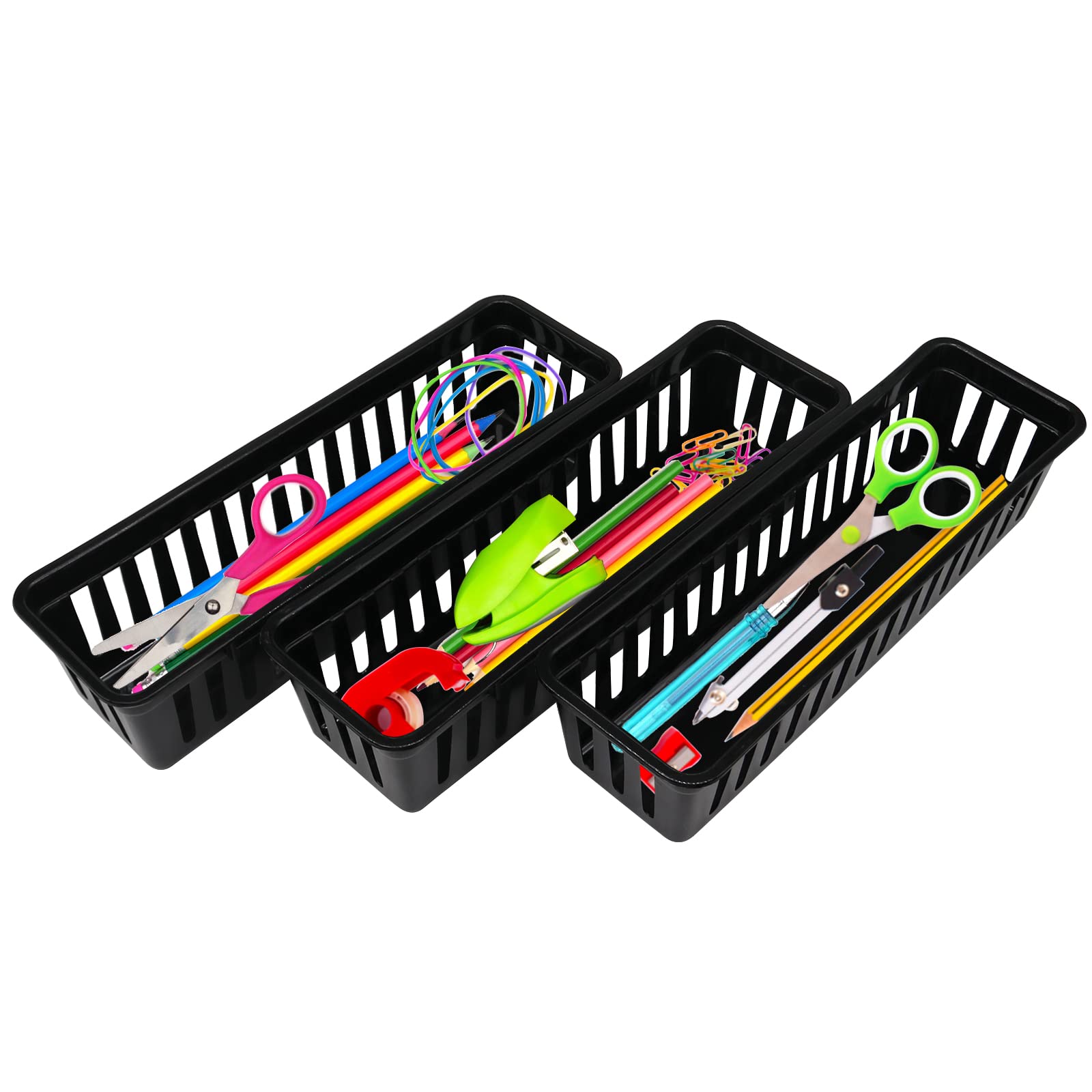 Snapklik.com : FEOOWV Classroom Pencil Or Rubber Organizer Basket Trays ...