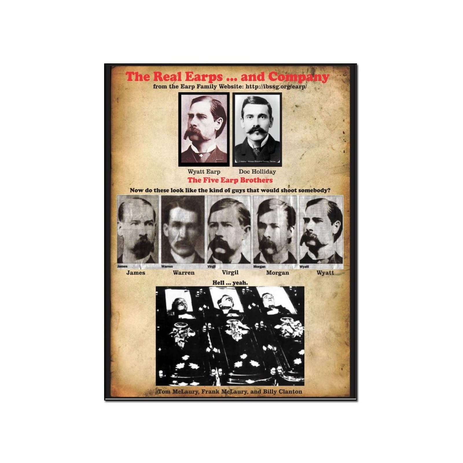 Wyatt Earp Wanted Poster