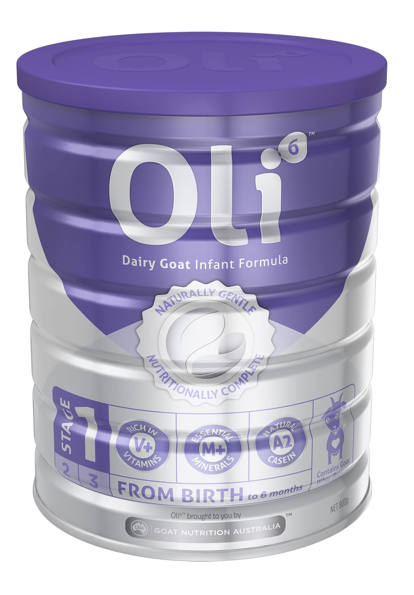 Oli6 Goat Milk Infant Formula Stage 1 (0-6 months), 800 g : Amazon.com ...