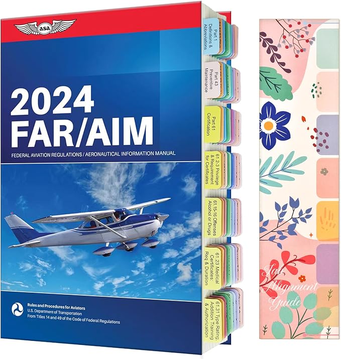 Amazon.com : FAR AIM Tabs for 2024, 68 Tabs & 12 Blank Tabs, for ...