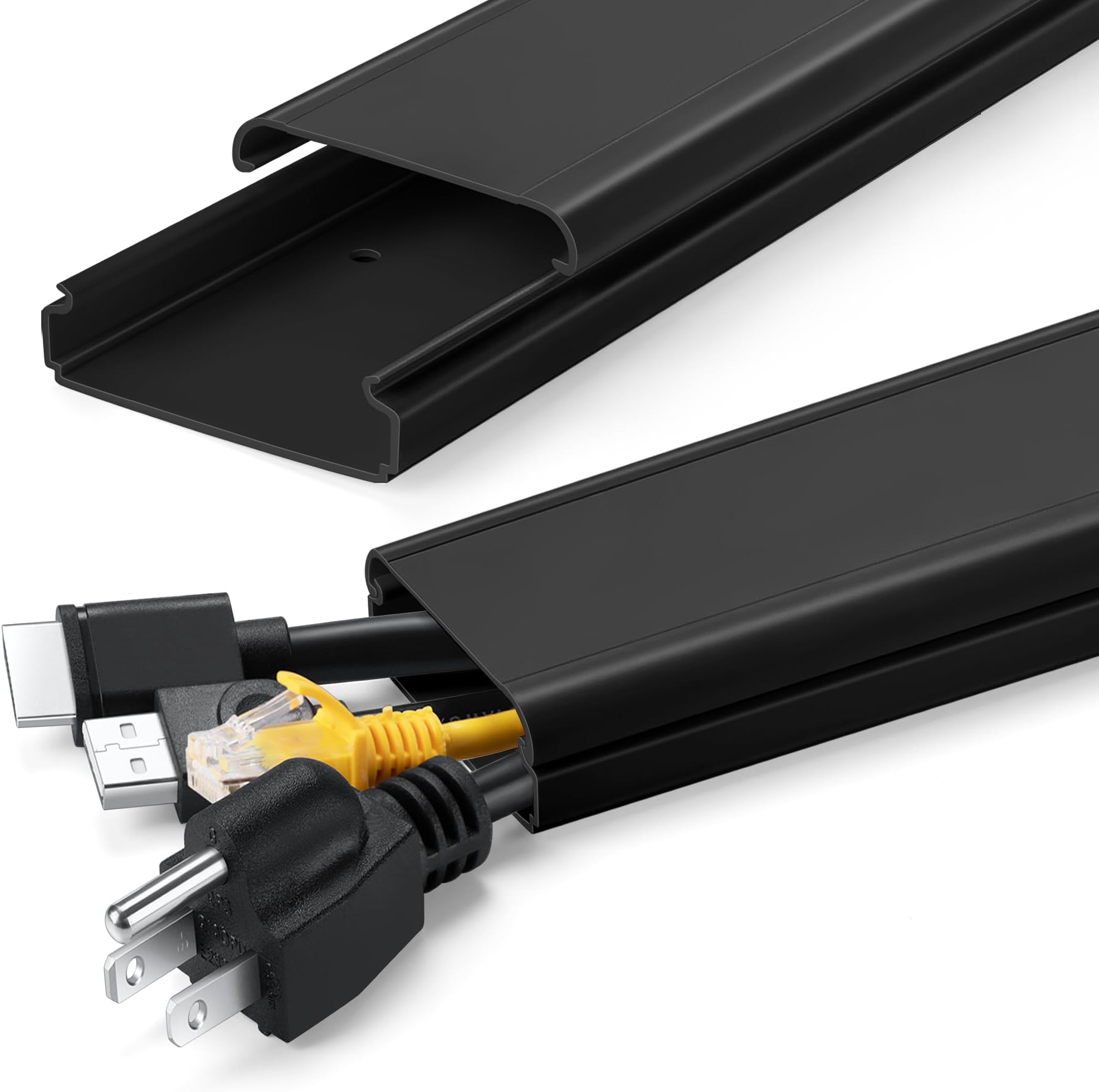 Amazon.com: ZhiYo TV Cord Hider for Wall Mounted TV 34in(2X L17in ...