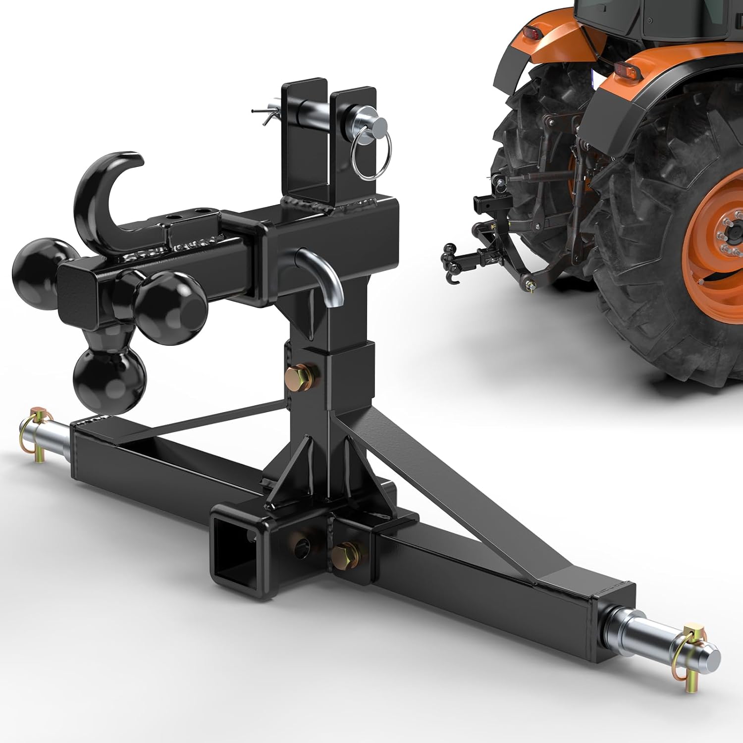 Amazon.com: 3 Pt Quick Hitch Farm Equipment and Subcompact Trailer ...