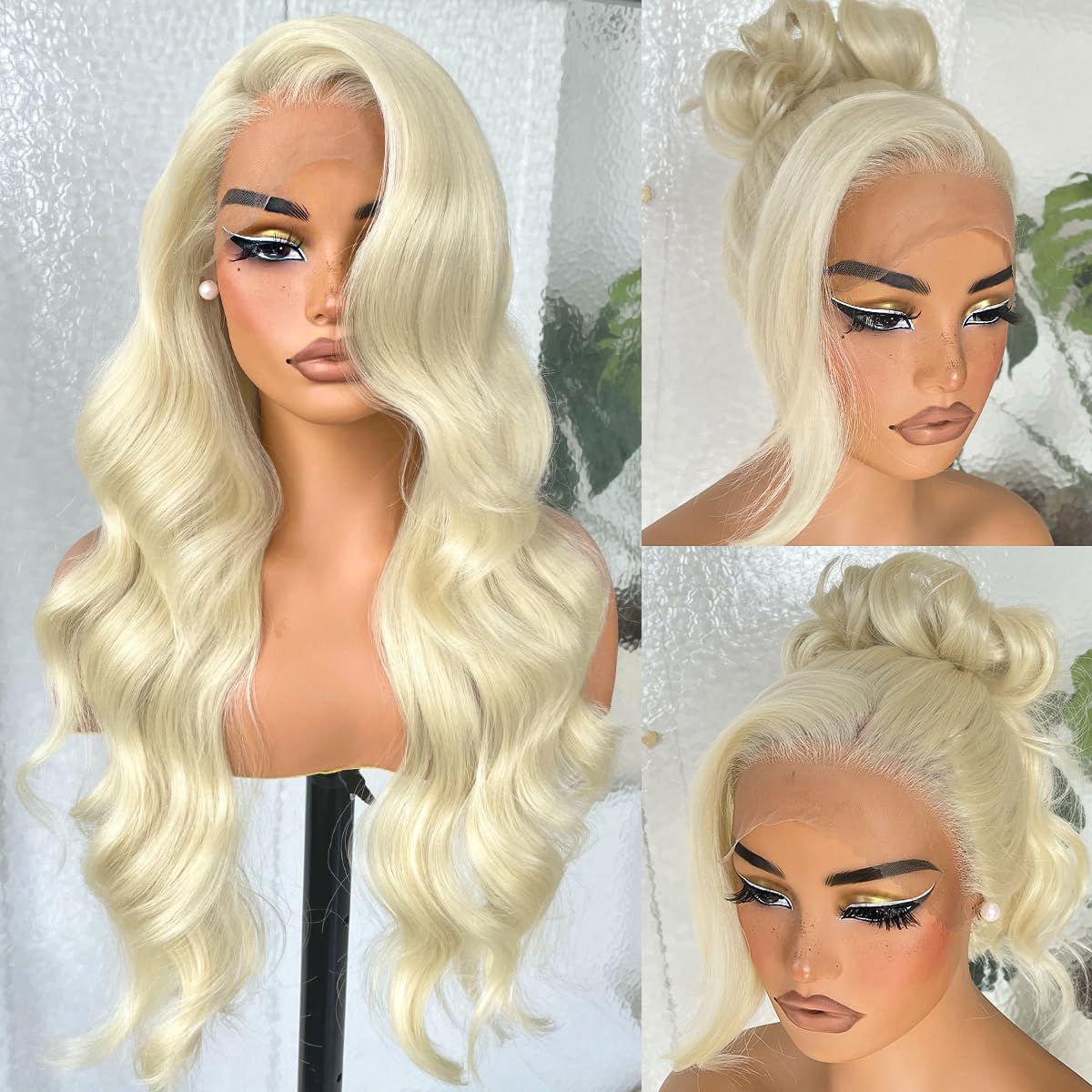 Amazon.com : LOVSOULㅤ LovSoul 13x6 HD Glueless Lace Frontal Wigs Pre ...