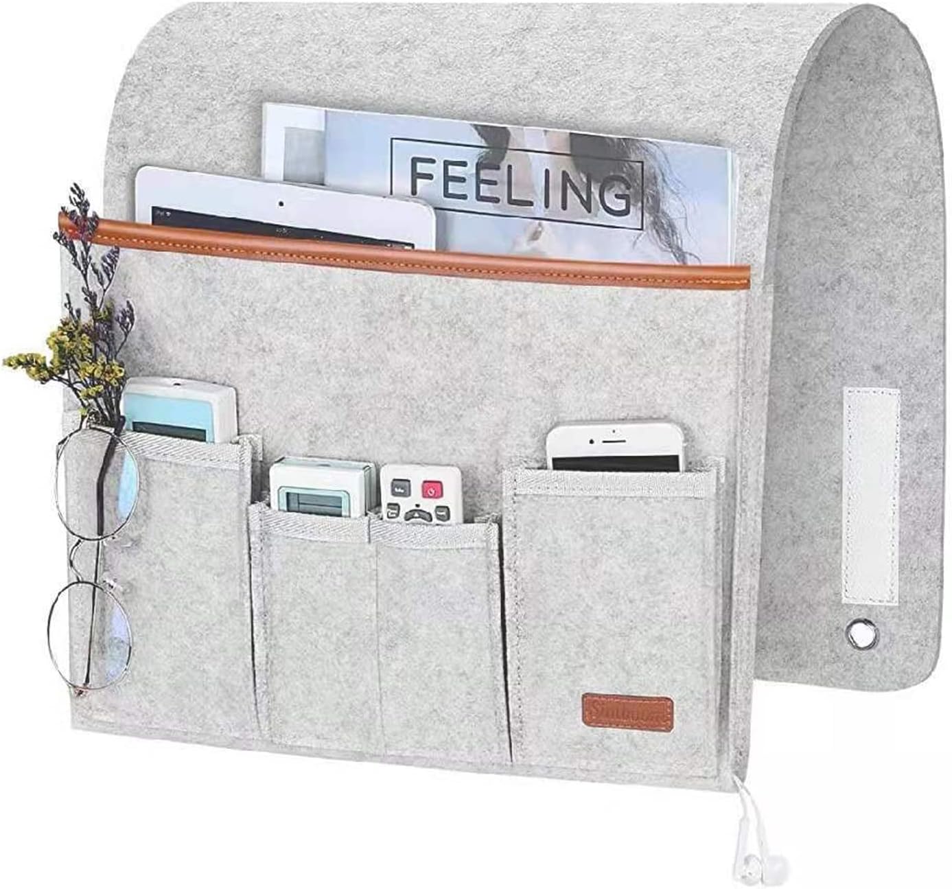 Bed Pocket, Oxford Fabric Hanging Storage Bag With Multiple Pockets ...