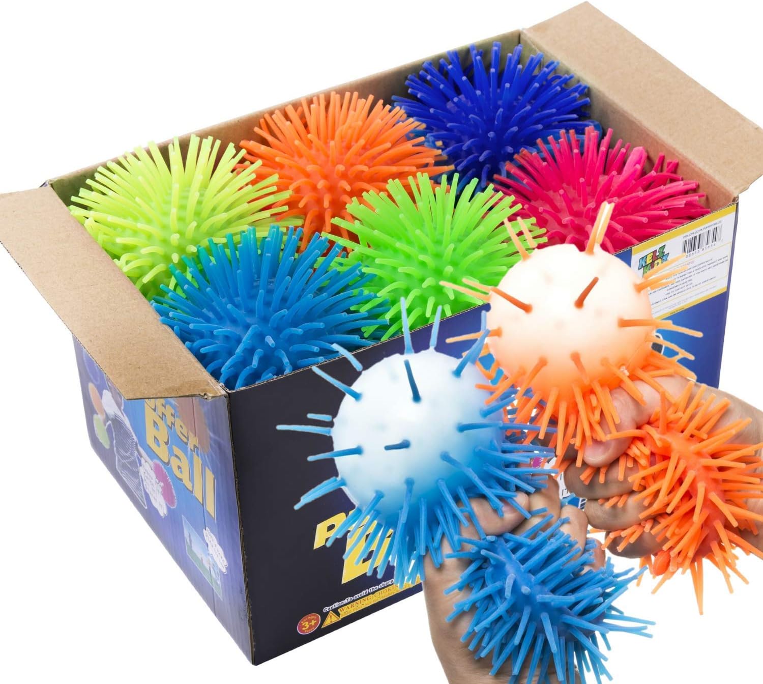 KELZ KIDZ Premium Quality Large & Thick Puffer Balls for Fun Kids Party ...