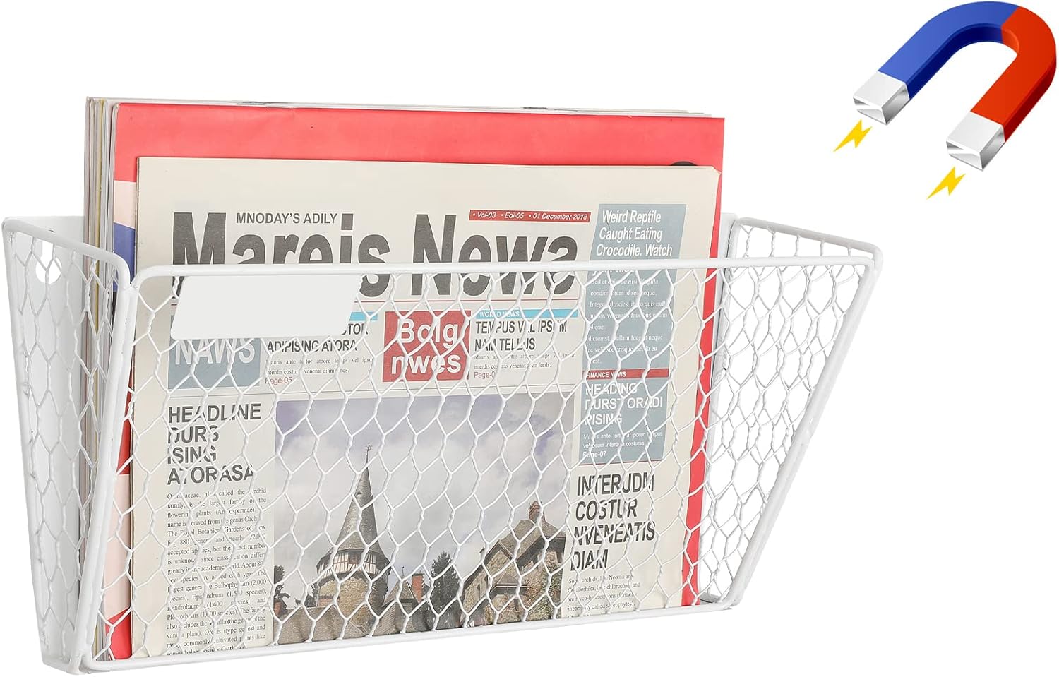 Amazon.com : eipizx Magnetic File Holder for File Cabinets - 1 Tier ...