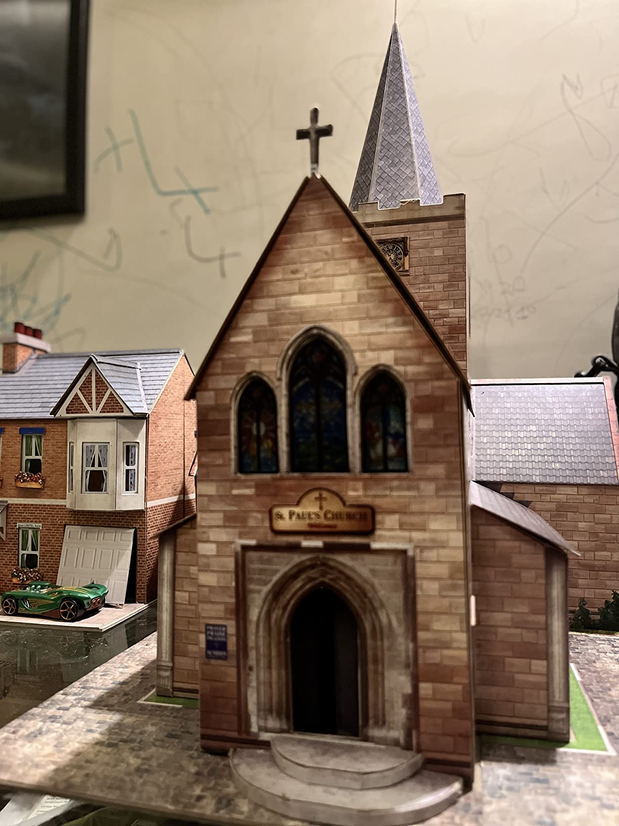 Buy Row House Cardboard Model Making Kit by The CityBuilder 1:43 Scale ...