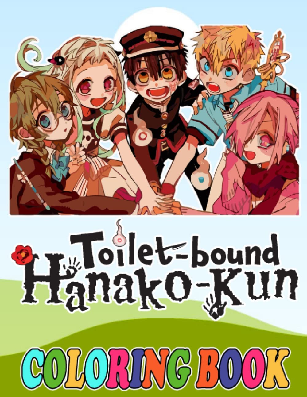 Toilet Bound Hanako Kun Coloring Book Manga Anime For Fan | Desertcart ...
