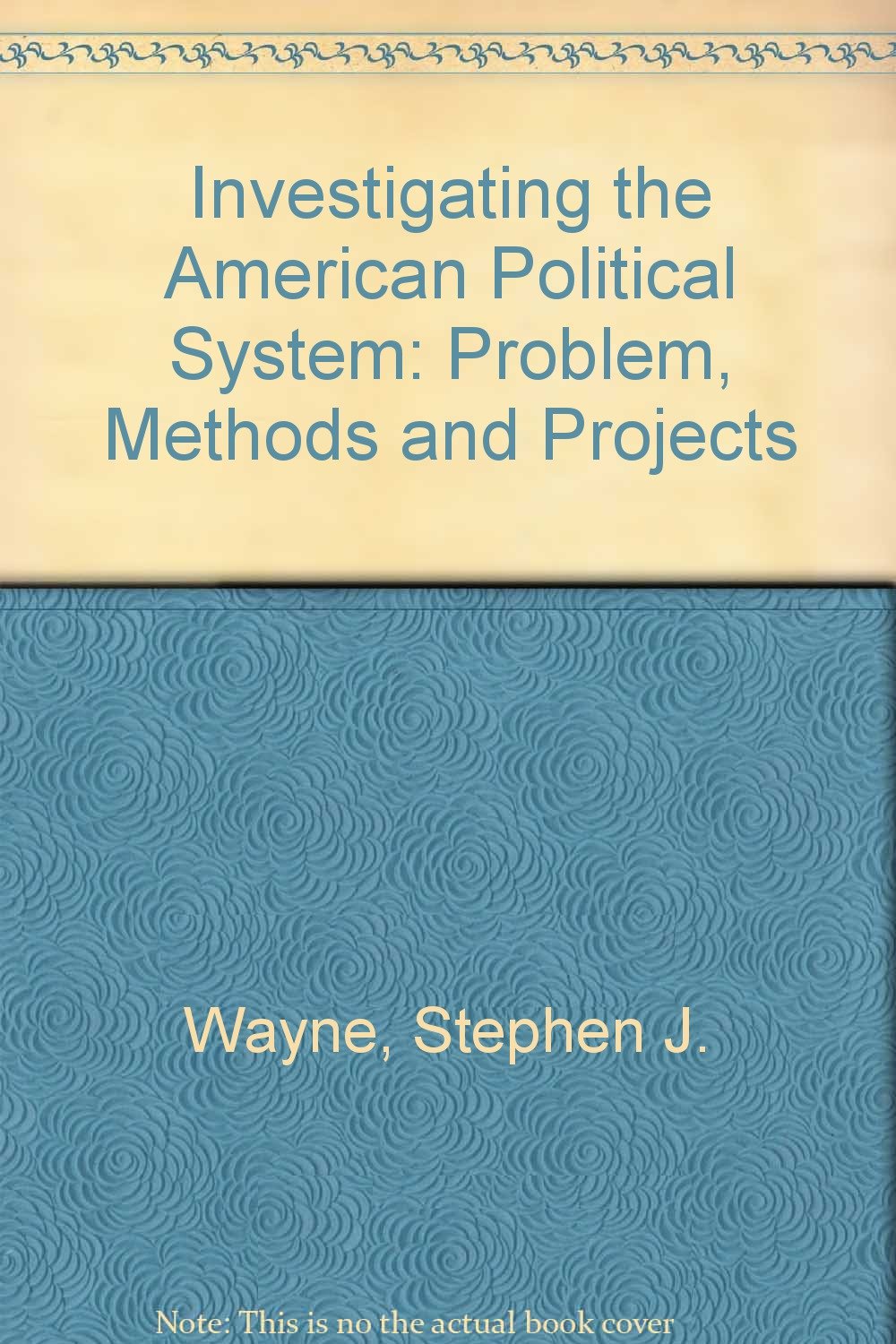 Amazon | Investigating the American Political System: Problem, Methods ...