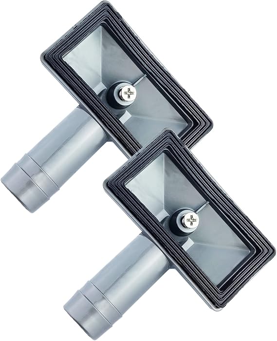 Amazon.com: Qrity 2x Rectangle Overflow Head, 75x40mm, Stainless Steel ...