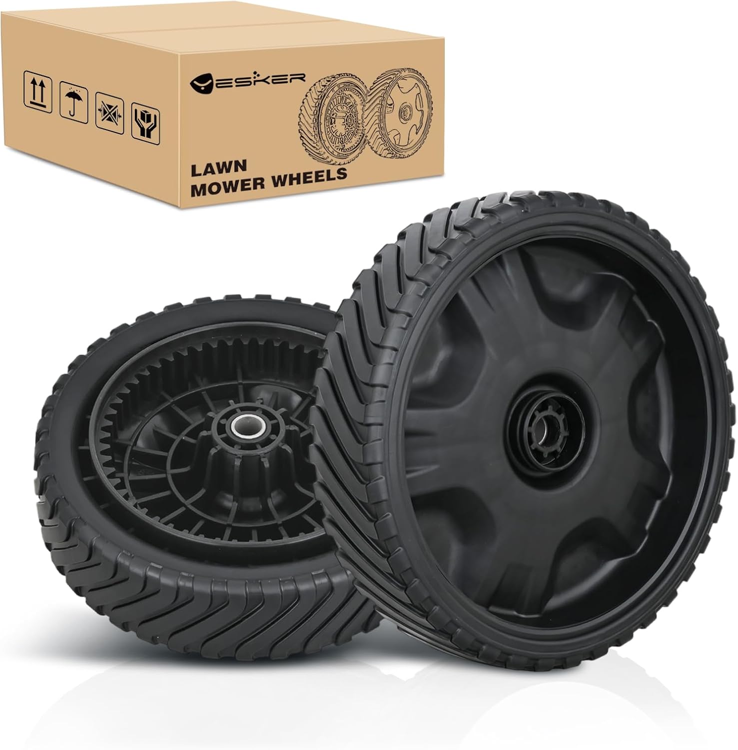 Amazon.com : Yesker Lawn Mower Drive Wheels Replacement 8 Inch 634 ...