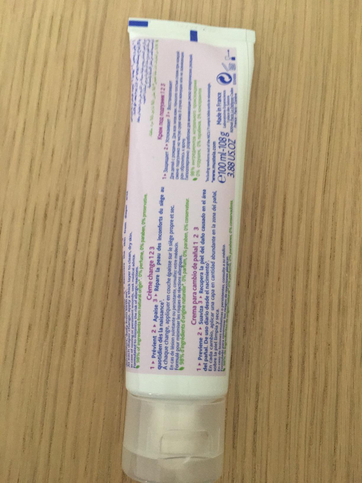 Mustela Vitamin Barrier Cream 123 - for nappy rash - 108g : Amazon.com ...