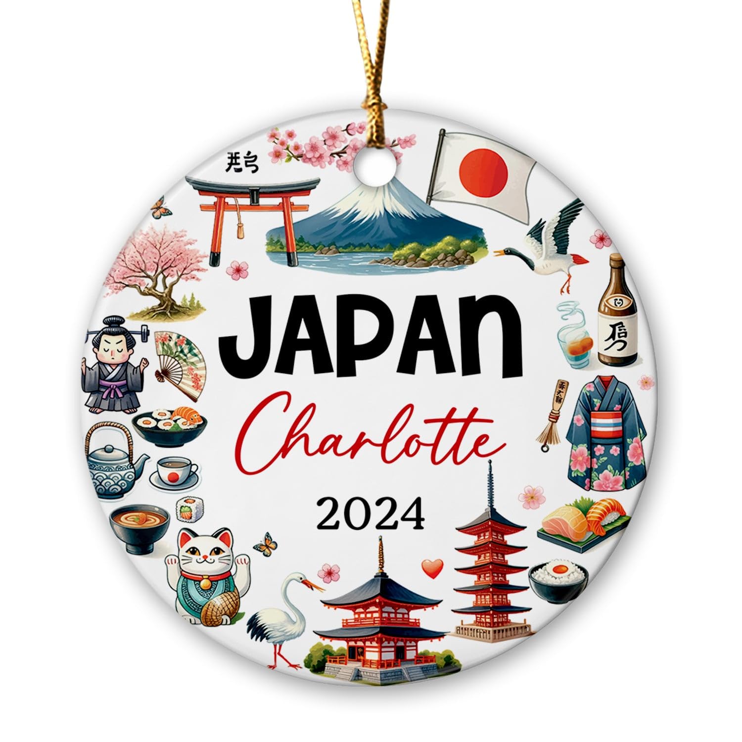 Amazon.com: Japan Culturally Artistic Ceramic Ornament Xmas 2024 ...