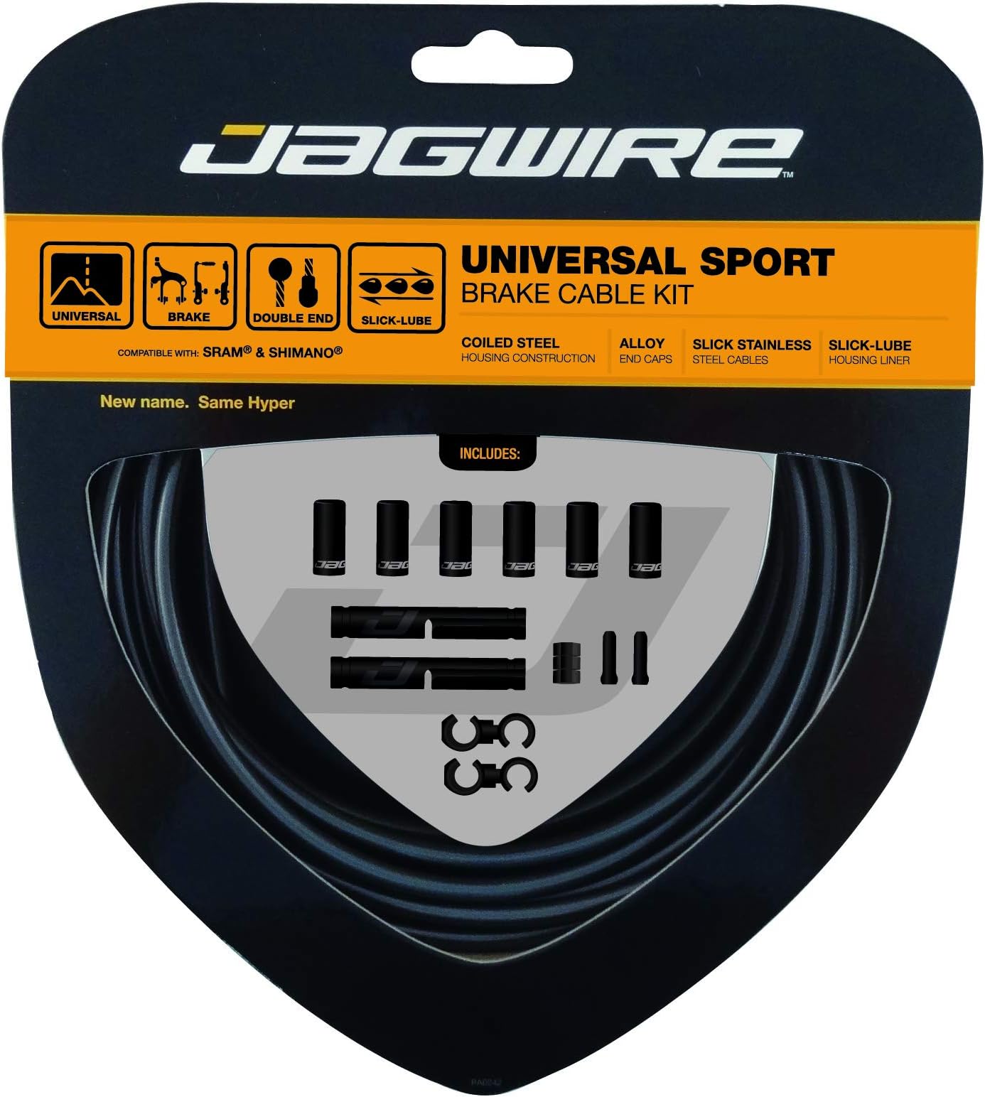 Amazon.com: Jagwire Universal Sport Brake Kit Brake Cable White Braided ...