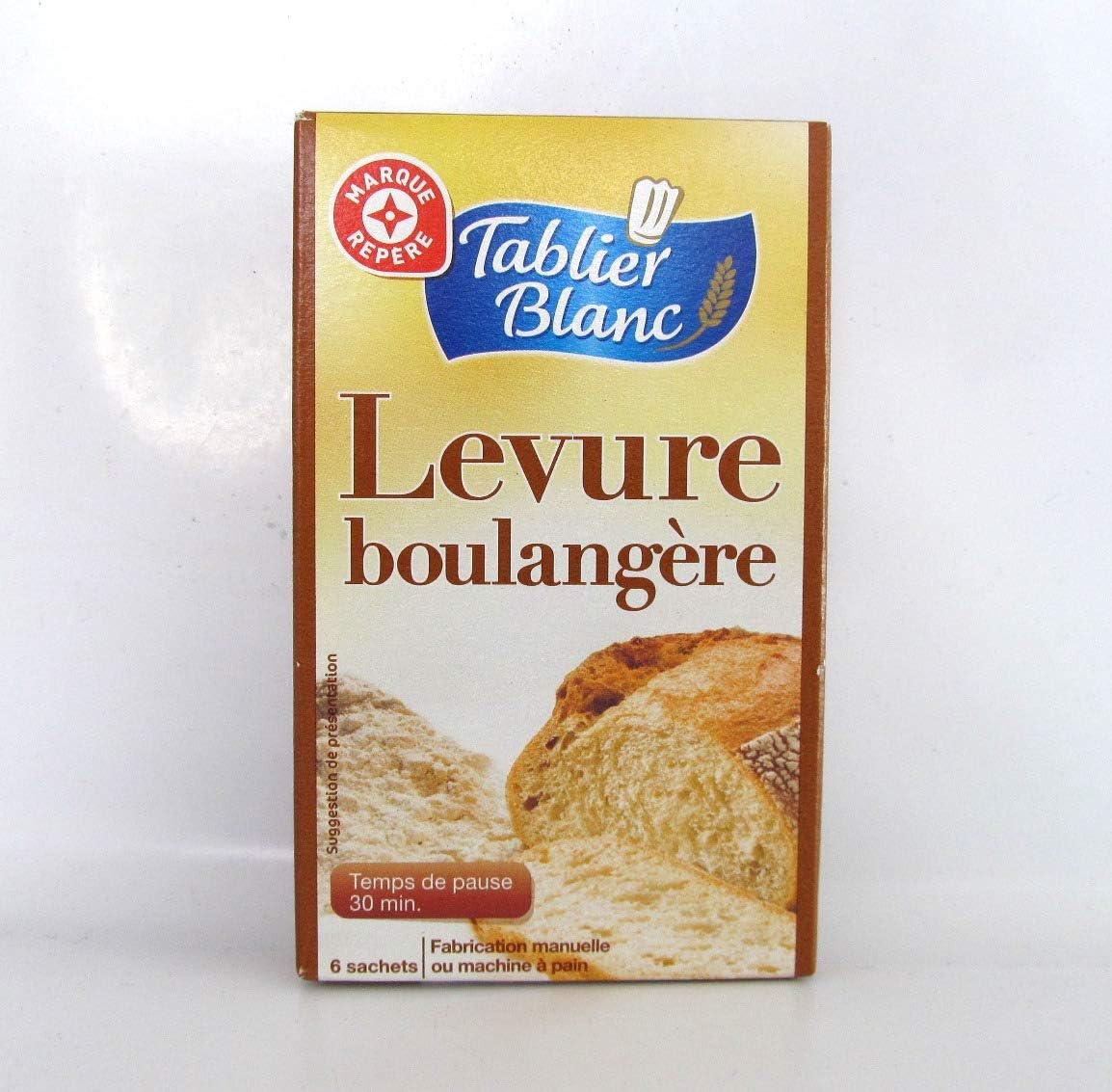Levure Boulangere Tablier Blanc 30g : Amazon.fr