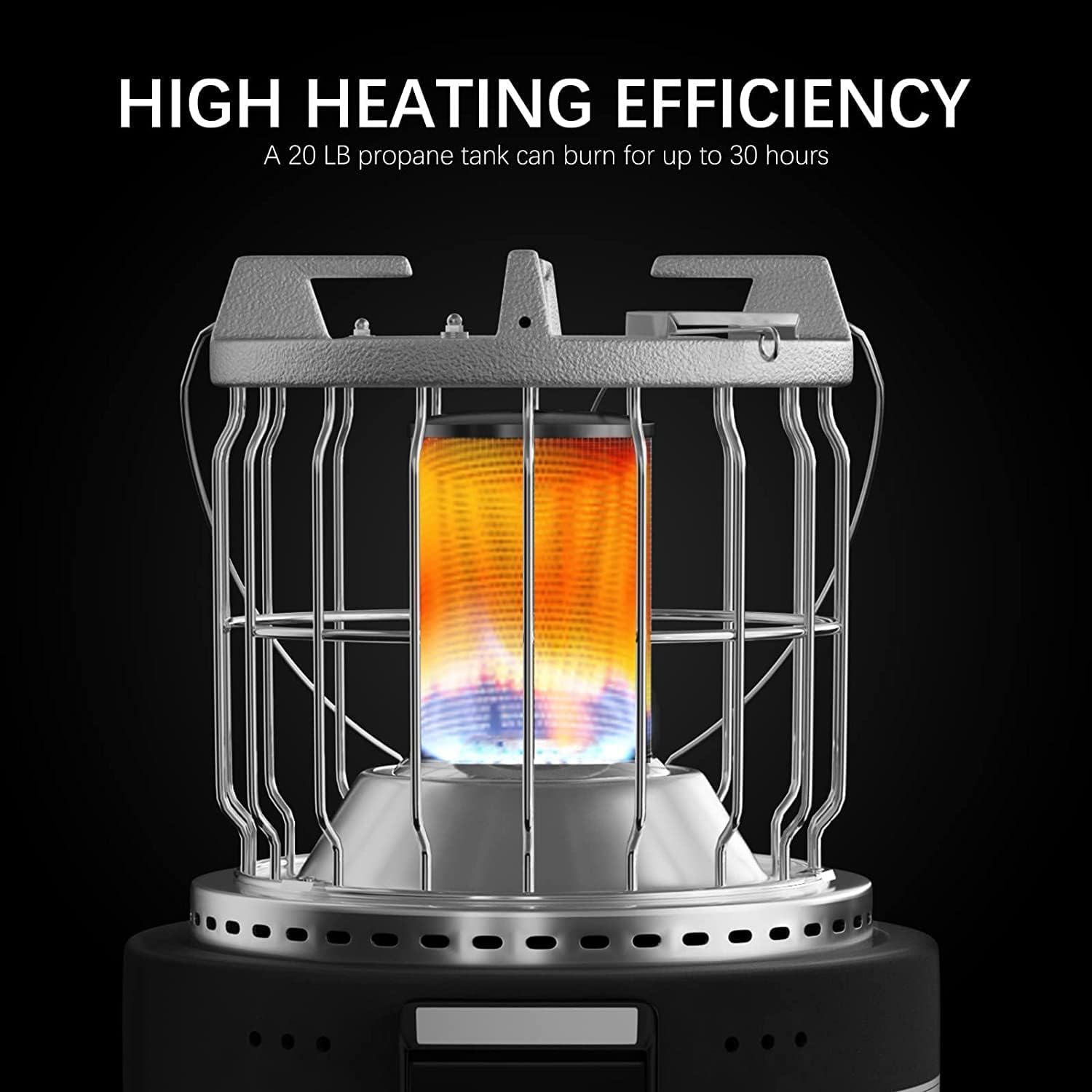 Buy SEEYANG Propane Heater, 2-in-1 Camping Portable LP Gas Heater&Stove with 5FT Propane Hose ...