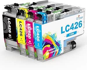 Q-image LC426 Ink Cartridge Replacement for Brother LC-426 LC-426 XL ...