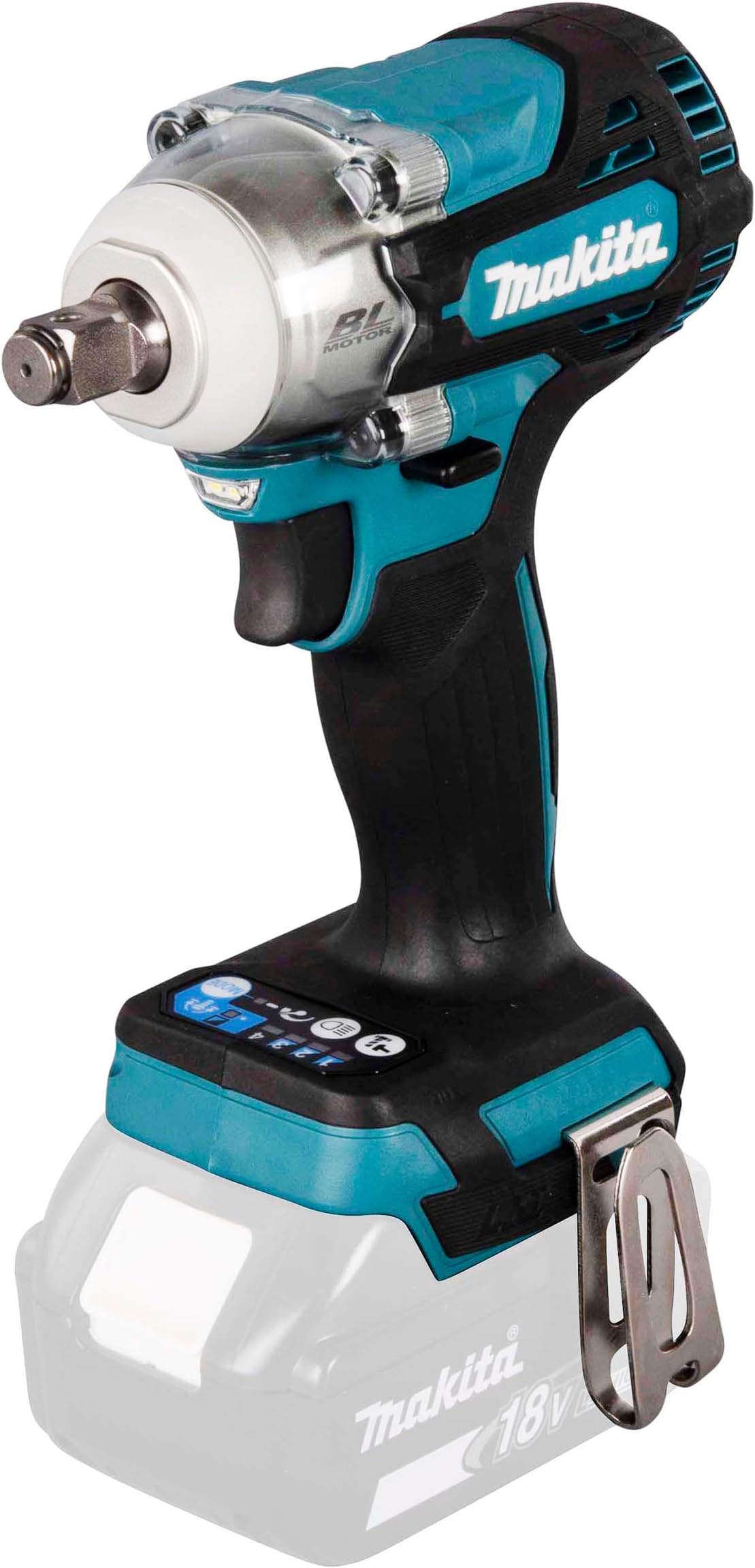 Makita DTW300Z Li-ion LXT Brushless Cordless Impact Wrench, Batteries ...