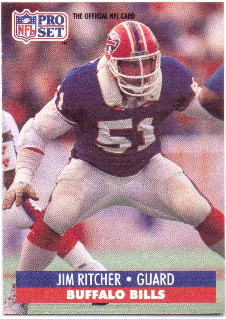 Amazon.com: Jim Ritcher 1991 Pro Set #82 - Buffalo Bills : Everything Else