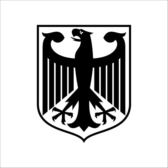 Buy Printex Design German Eagle Crest Deutschland Germany Flag Panzer ...