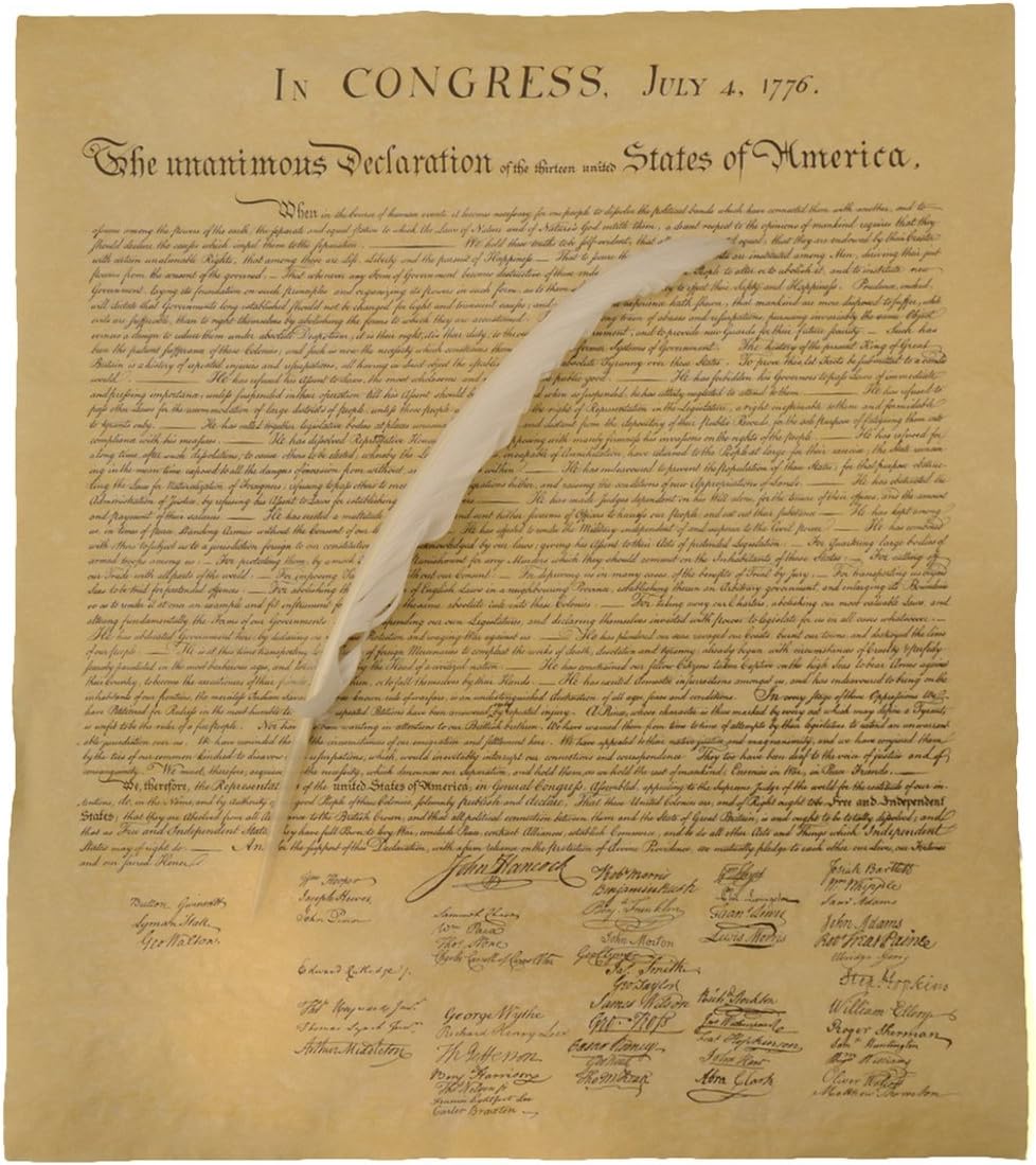 Amazon.com: TG,LLC Treasure Gurus US Declaration of Independence ...