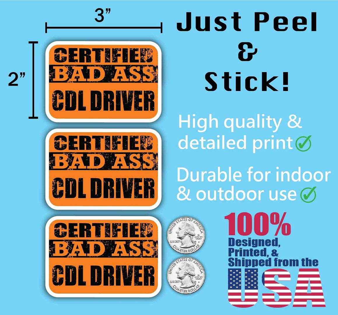 X3) Certified Bad Ass Wastewater Treatment Operator Stickers | Cool ...