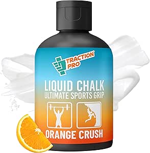 Amazon.com : TRACTION PRO Liquid Chalk 250ml - Orange Scented Climbing ...