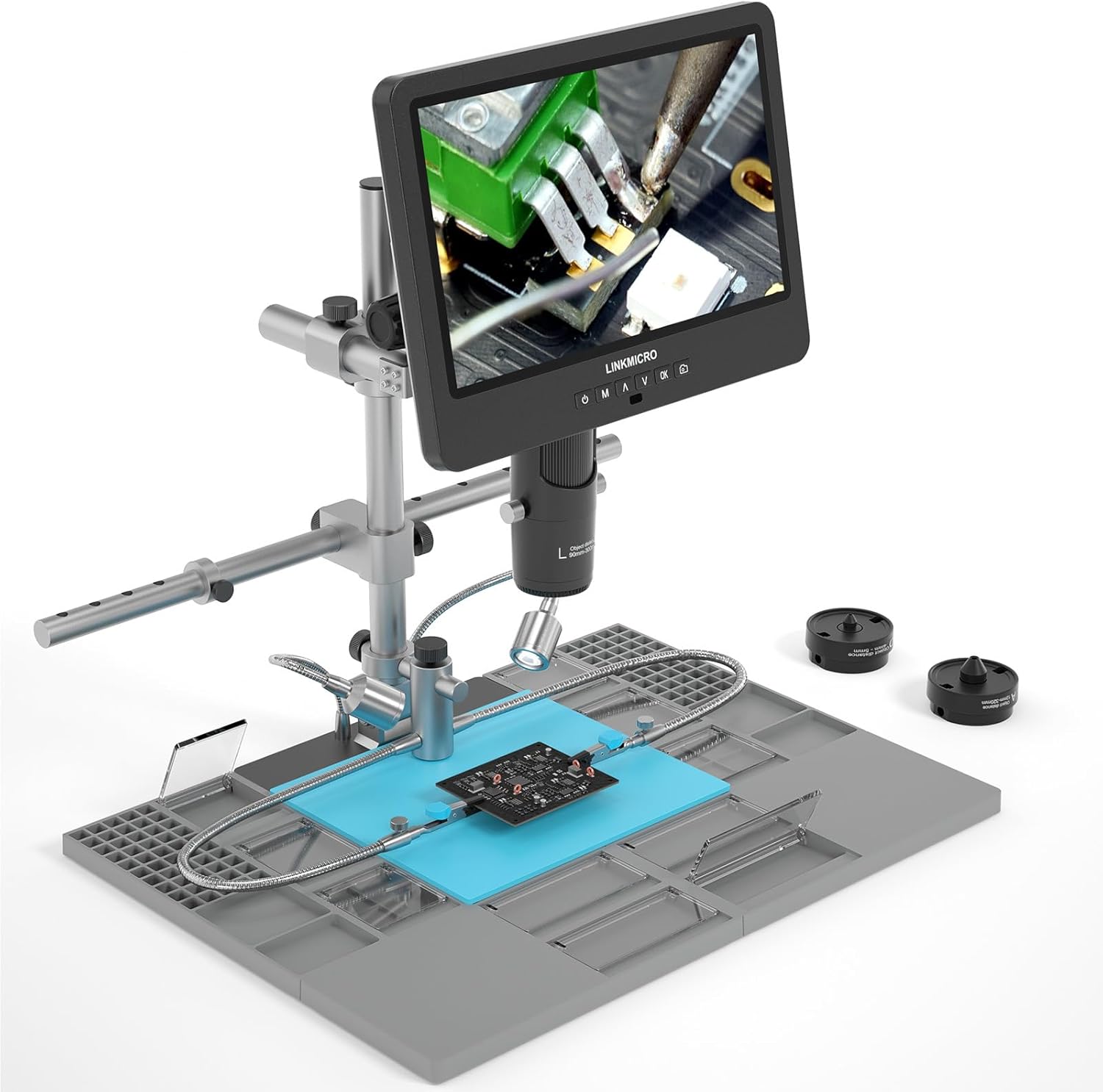 Amazon.com : LINKMICRO LM249MS Plus 10 inch HDMI Digital Microscope ...