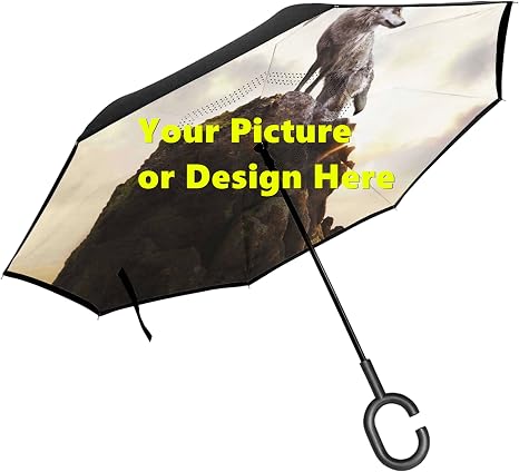 Amazon.com: Septrainbow Custom Umbrellas with Photo, Custom Printed ...