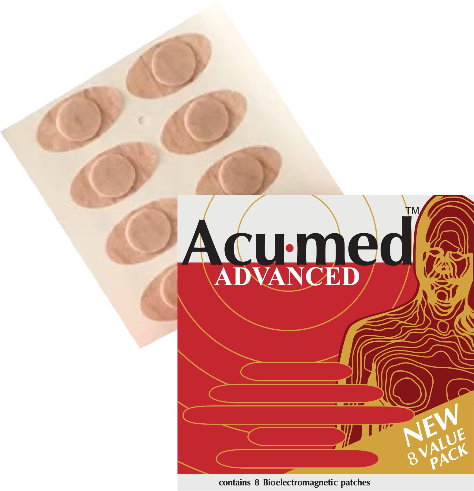 Acumed Magnetic Pain Relief Patches - Effective for Neck, Shoulder ...