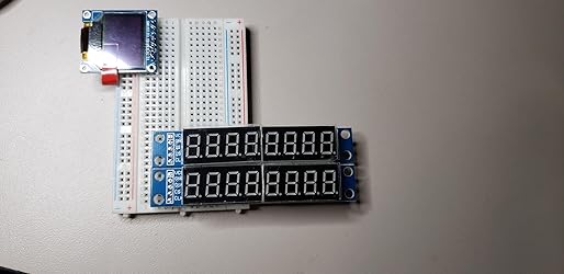 Amazon.com: HiLetgo 2pcs MAX7219 8-Digital Segment Digital LED Display Tube for Arduino 51/AVR ...