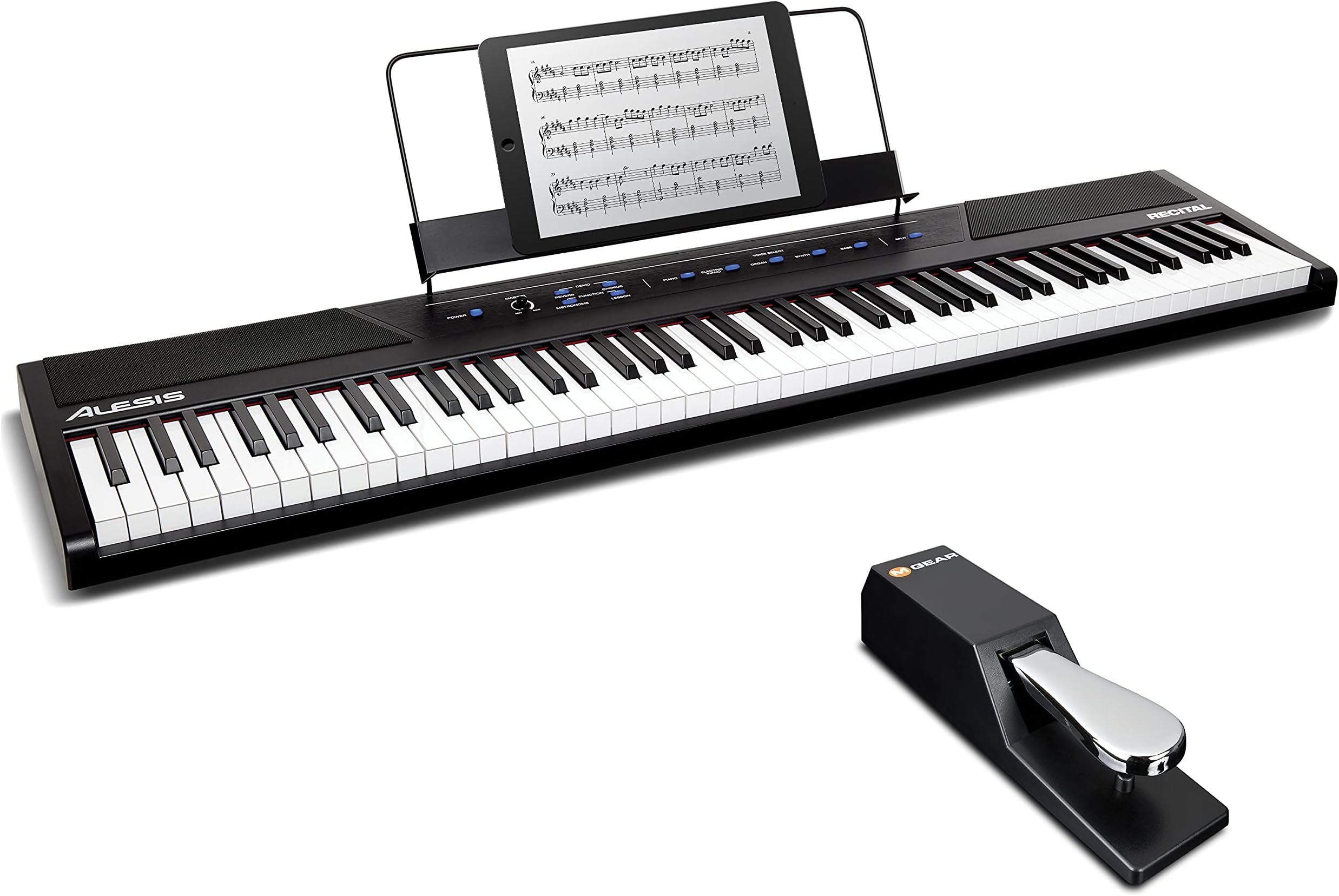 Amazon.com: Digital Piano Bundle - Electric Keyboard with 88 Semi ...