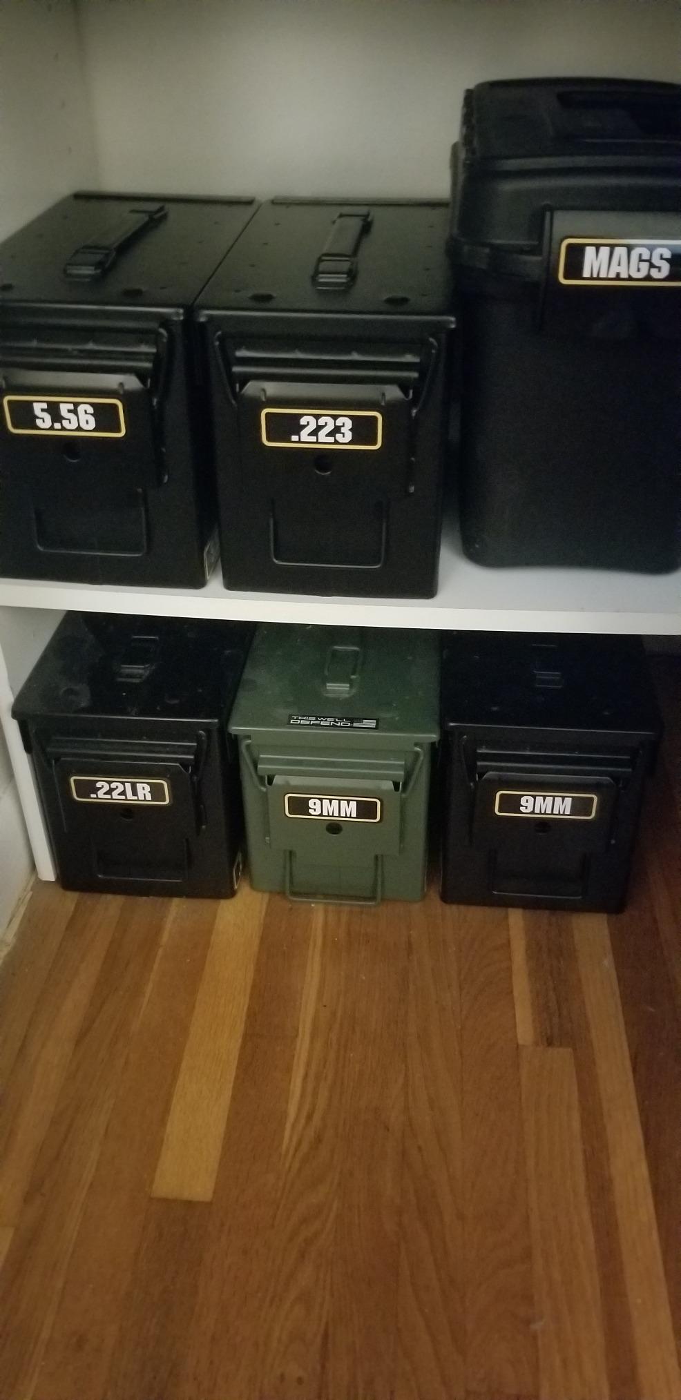 Amazon.com: 223 Ammo Can Stickers, Waterproof Ammo Box Organizer ...