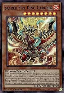 Amazon.com: Sacred Fire King Garunix - SR14-EN001 - Ultra Rare - 1st ...