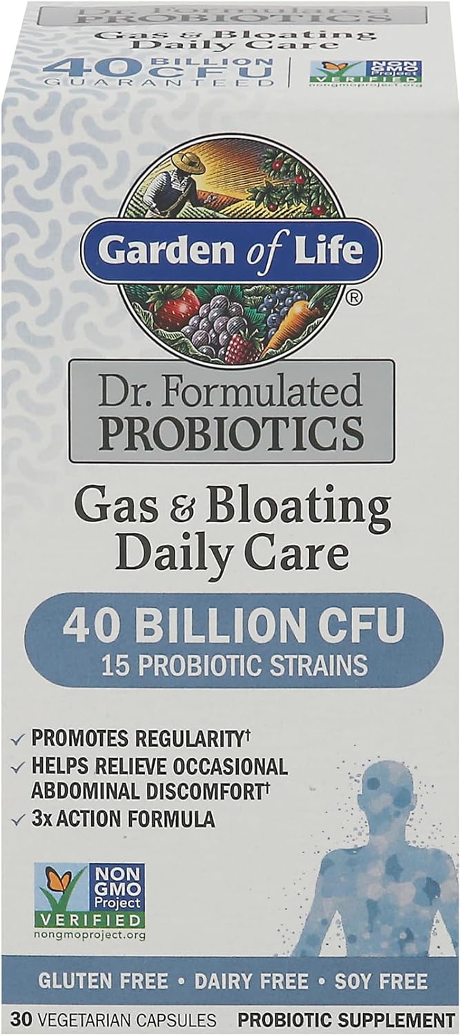 Amazon.com: Dr. Formulated Gas Plus Bloating Relief Probiotic 30ct ...
