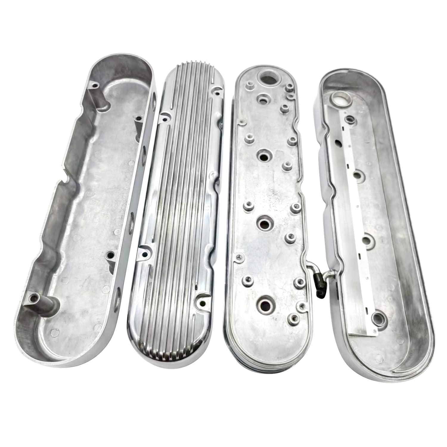 Ls Valve Cover Bolts 2x Chevy LS Finned Vintage Hidden Coil Black ...