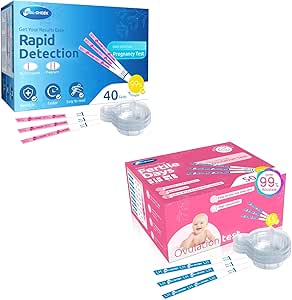 Amazon.com: Ovulation Test Strips 50 and Pregnancy Tests 40, HEAL-CHECK ...