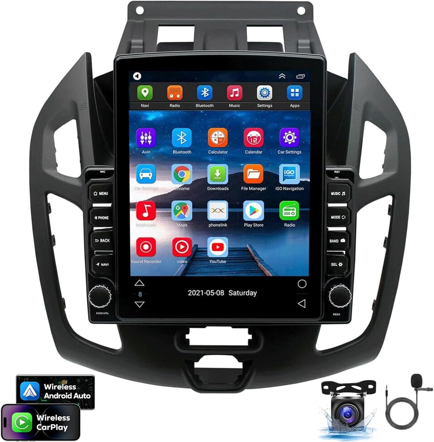 Amazon.com: 9.7" Android 13 Car Stereo w/Carplay Android Auto for Ford ...