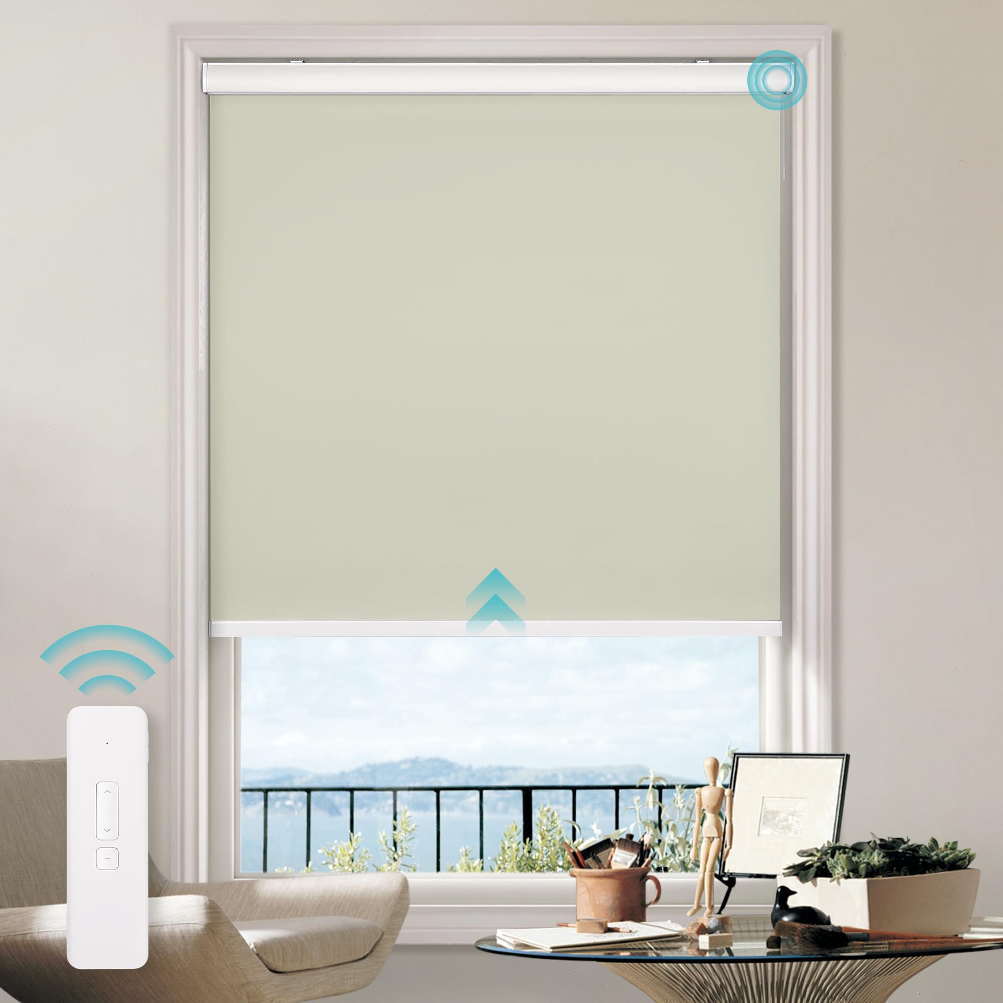 Motorized Roll Up Shades Motorized Roller Shades丨Window Shades
