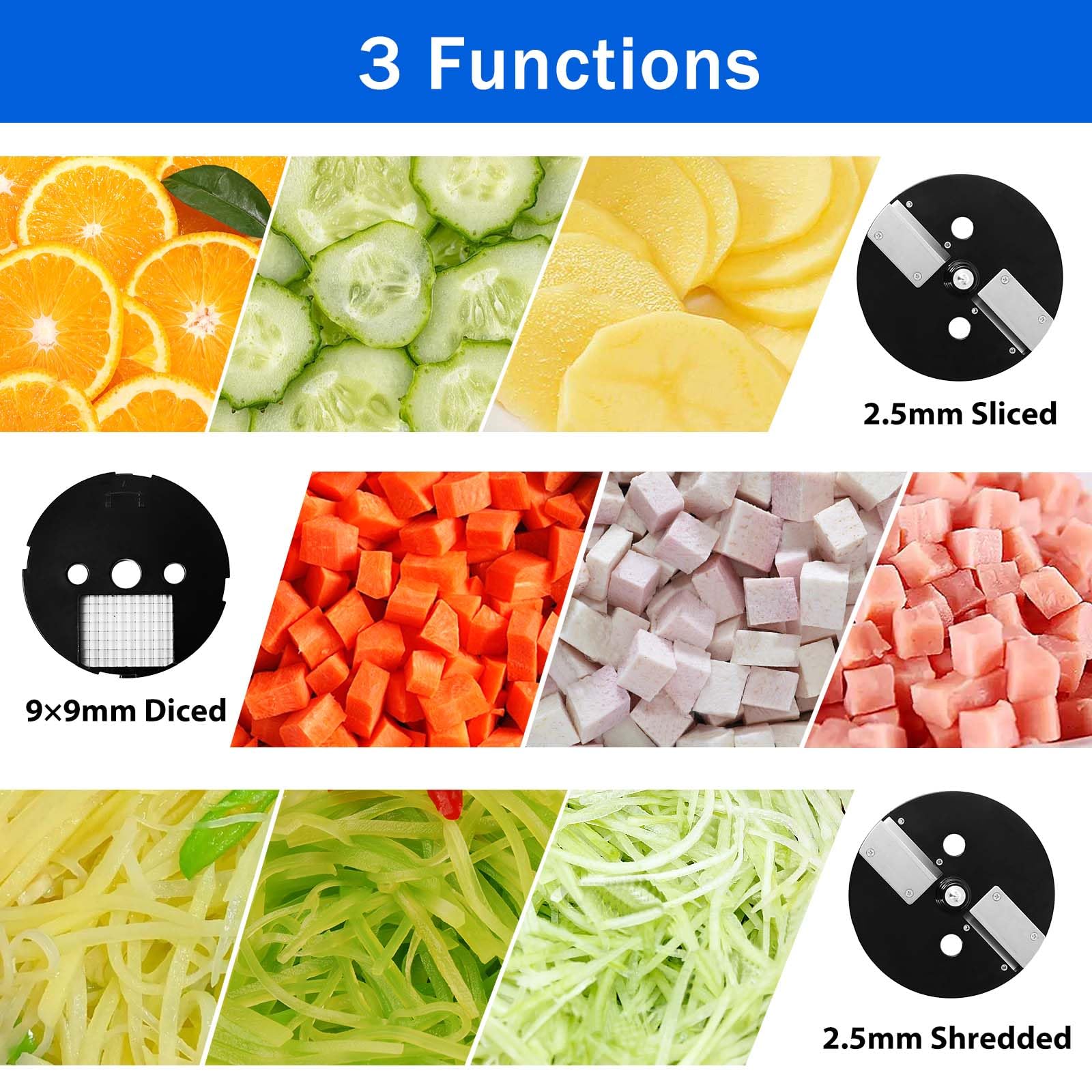 Automatic Vegetable Chopper Bungee Multifunctional Food Processor ...