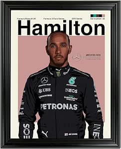 Amazon.com: Lewis Hamilton Framed Sports Art Photo by Thomas Maxwell ...