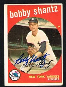 Bobby Shantz #222 signed autograph auto 1959 Topps Baseball Trading ...