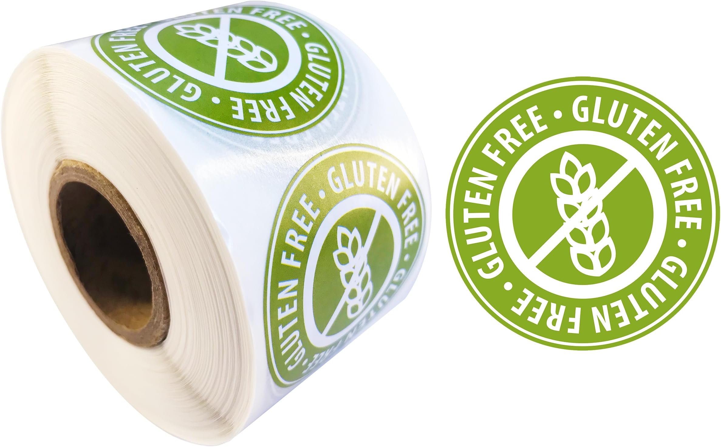 Amazon.com : Gluten Free Stickers 1.5 Inches / 3.81 cm (500 PCS) Round ...