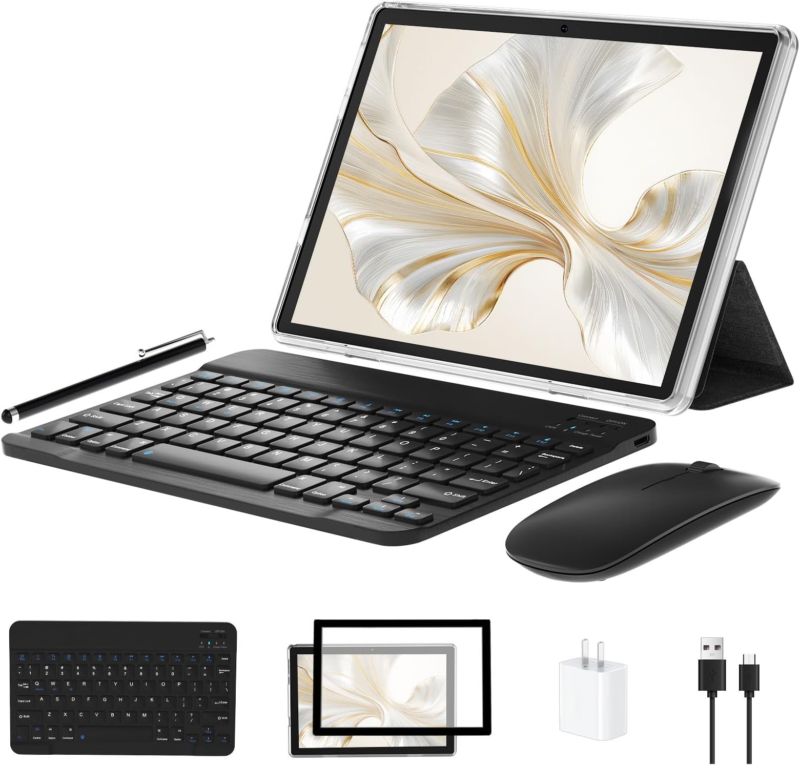 Amazon.com : 10 inch Android 13 Tablet, 8(4+4)GB RAM+64GB ROM 1TB ...