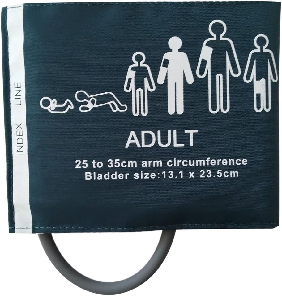 NIBP Single Tube With Bladder Reusable Adult Blood Pressure Cuff 25 35 nibp-single-tube-with-bladder-reusable-adult-blood-pressure-cuff-25-35