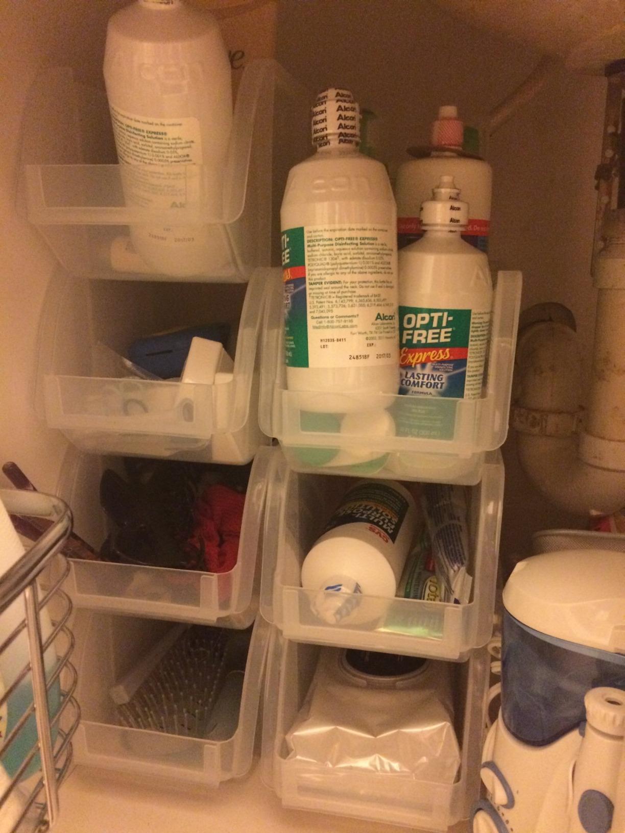 Amazon.com: IRIS Medium Stacking Bin, 8 Pack, Clear : Everything Else