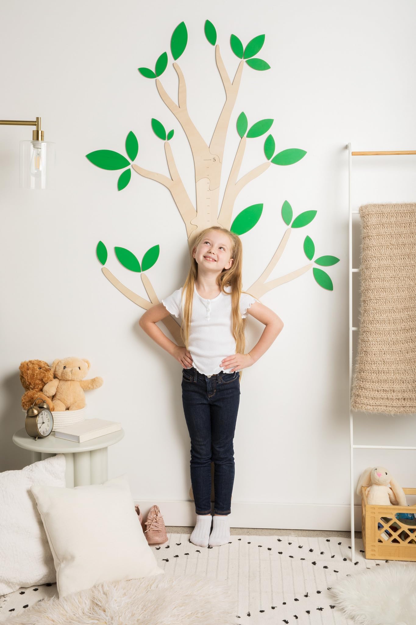 Amazon.com: Wooden Growth Chart for Wall,Tree Design, Height Chart for ...