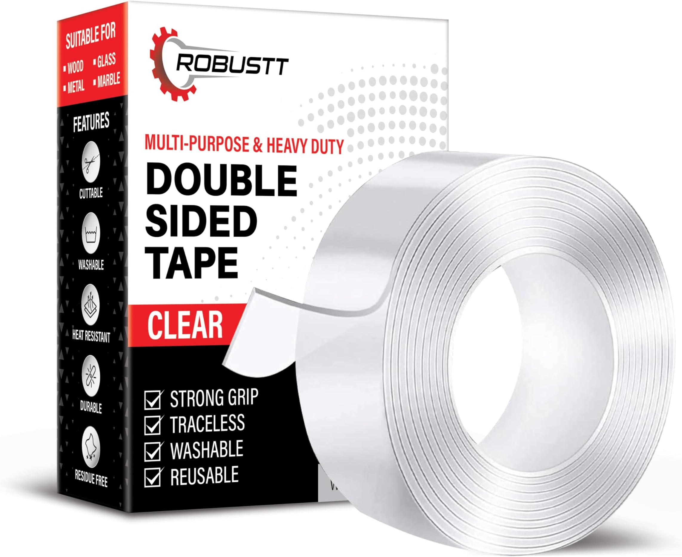 Scotch 3M Magic Tape Roll | 1.9cm x 32.9 meter | Invisible, writable ...